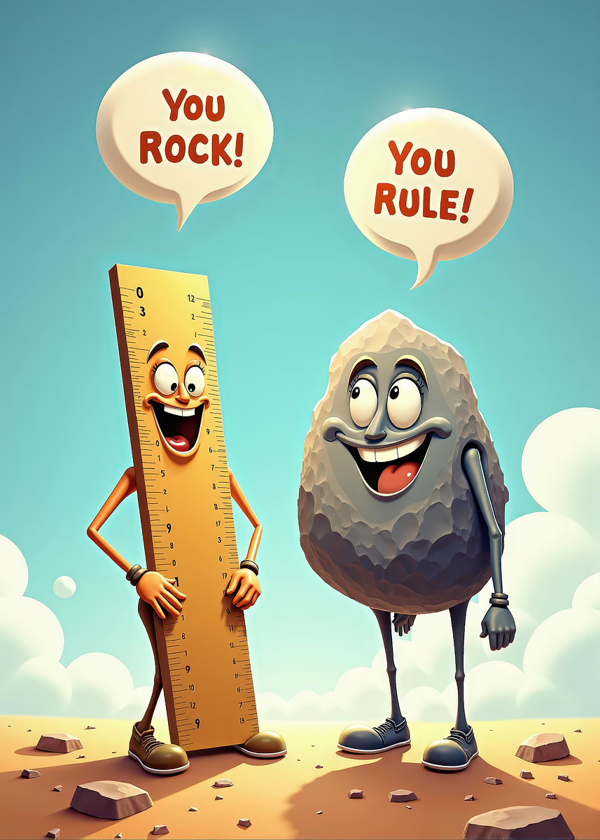 'You Rock You Rule' Poster, picture, metal print, paint by CodeCrafted ...