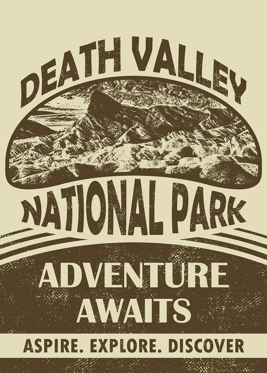 'Death Valley National Park: Adventure Awaits Poster' Poster, picture ...