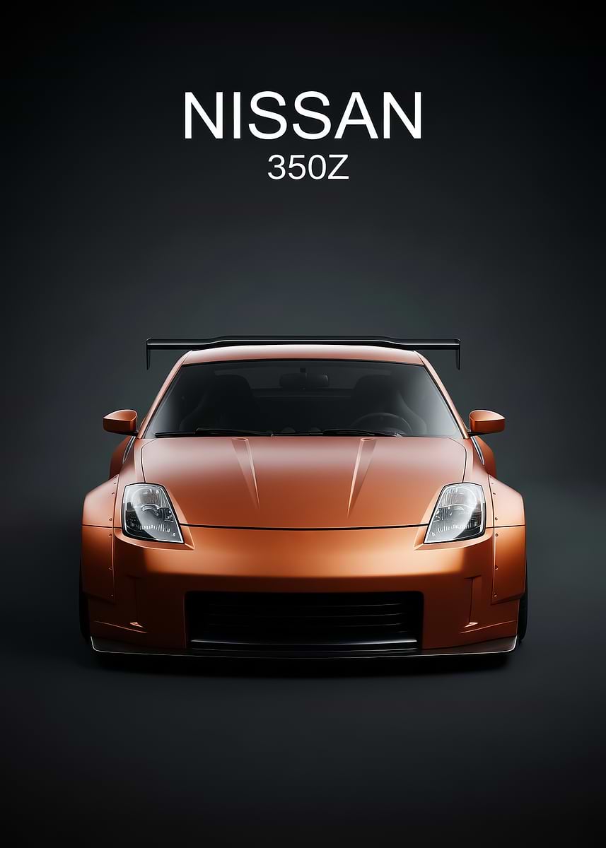 'Nissan 350Z Car poster' Poster, picture, metal print, paint by m5 ...