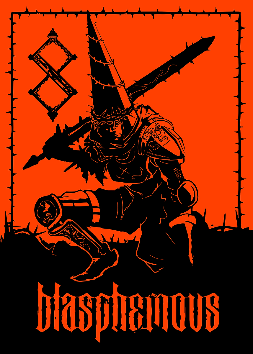 'Blasphemous Game Character Art' Poster, picture, metal print, paint by ...