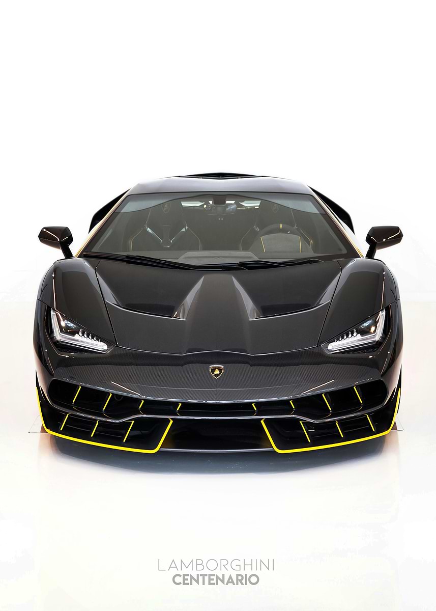 'Lamborghini Centenario Poster' Poster, picture, metal print, paint by ...