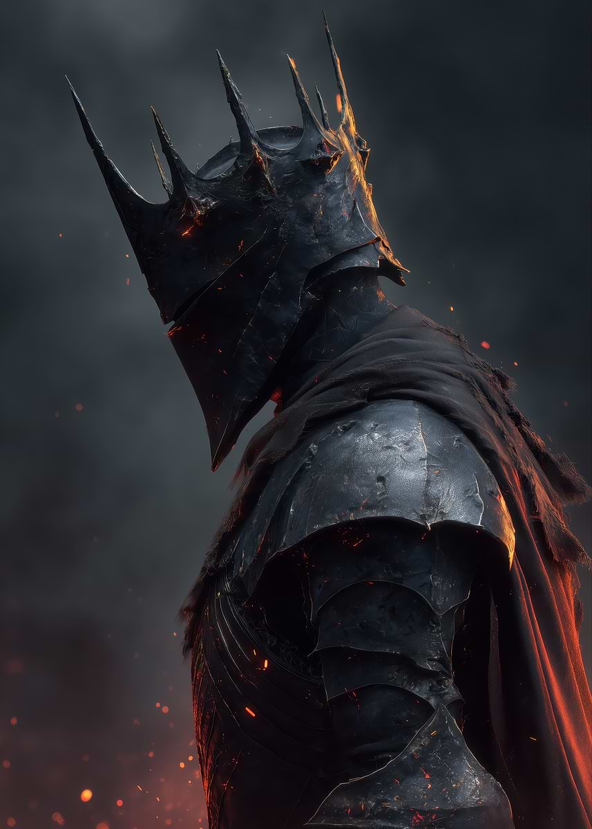 'Dark Medieval Knight' Poster, picture, metal print, paint by ...