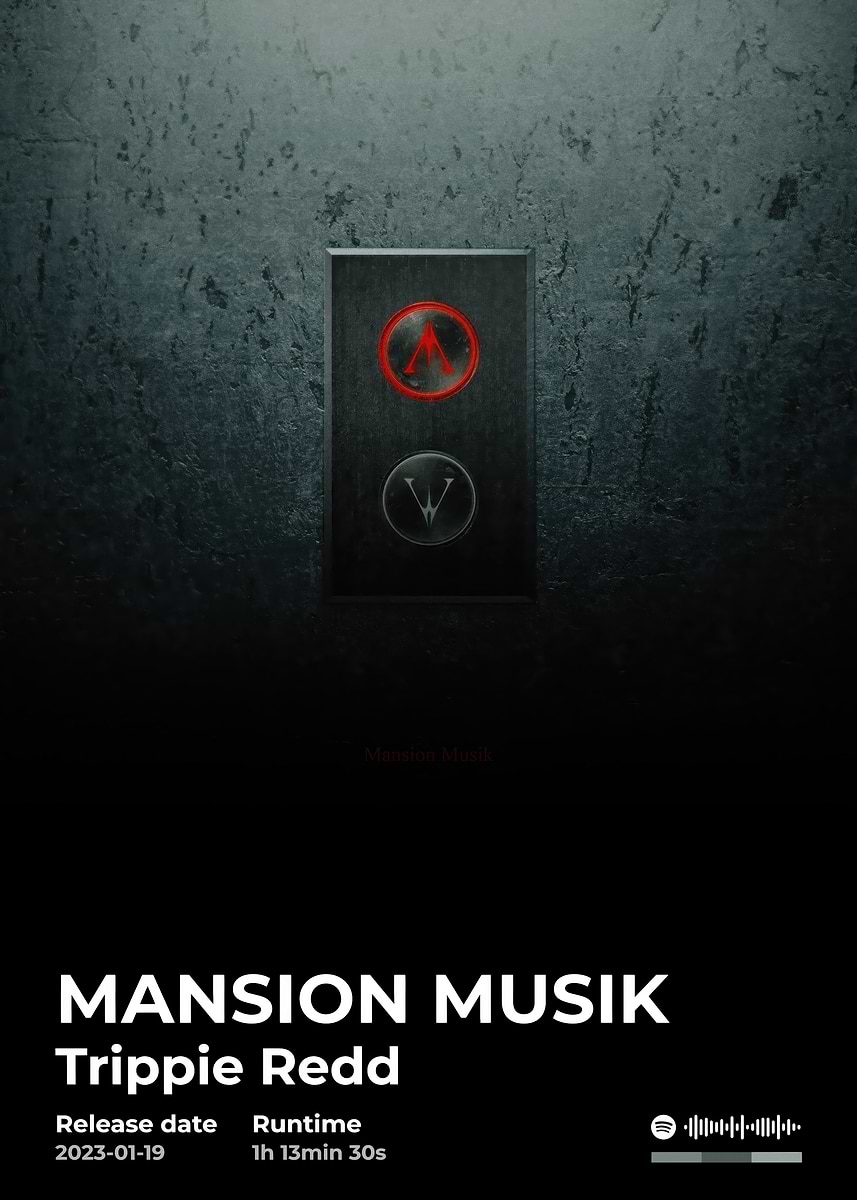 'Mansion Musik by Trippie Redd' Poster, picture, metal print, paint by ...