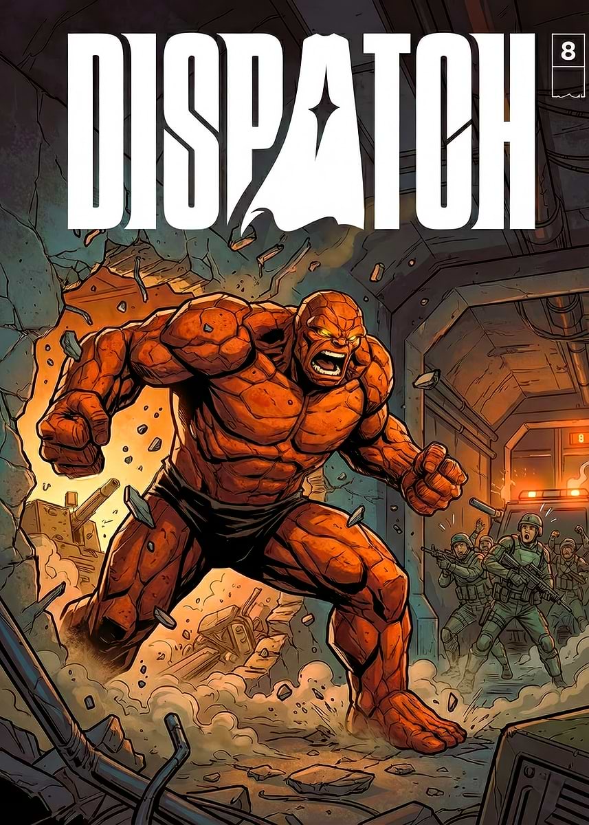 'Dispatch Comic Book Cover Art' Poster, picture, metal print, paint by ...