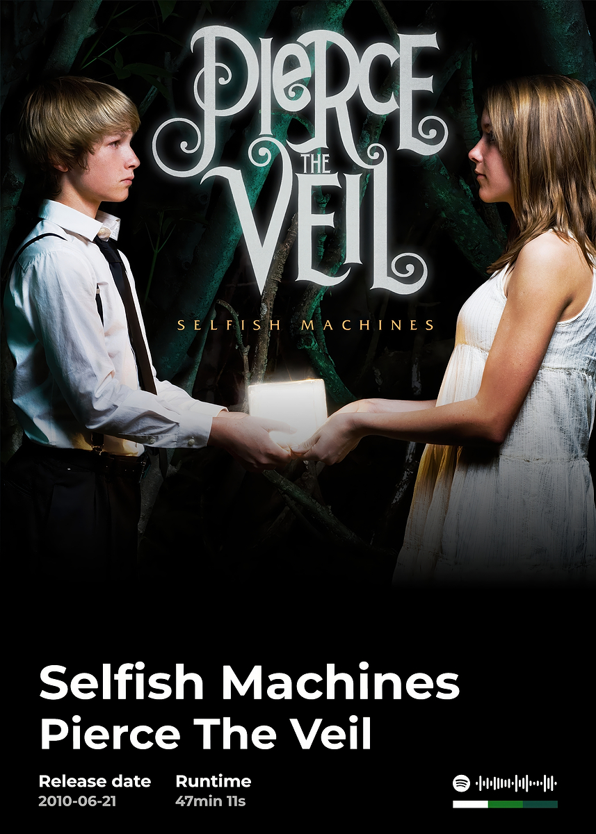 'Pierce The Veil - Selfish Machines' Poster, picture, metal print ...