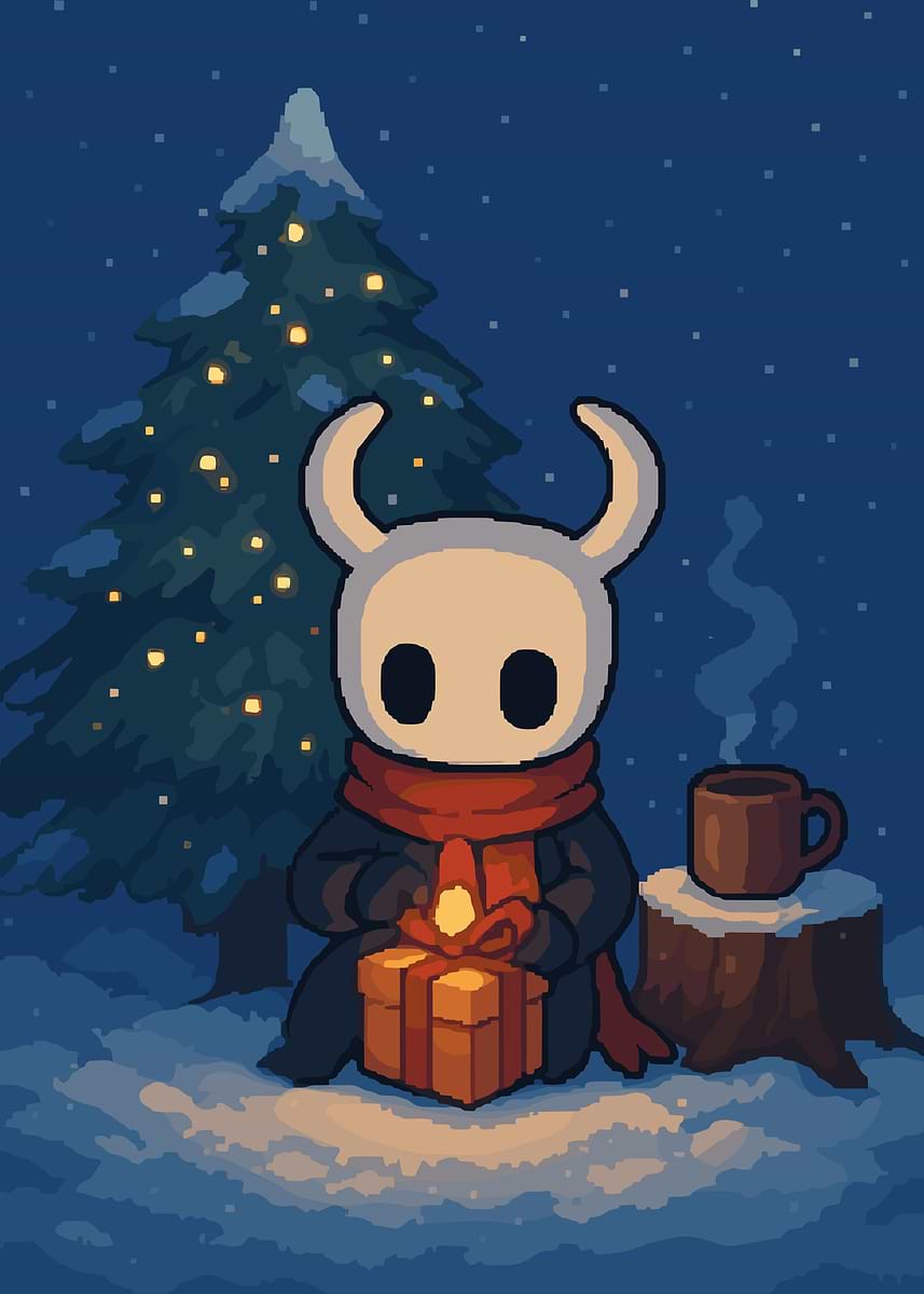 'Hollow Knight Christmas Gift' Poster, picture, metal print, paint by ...