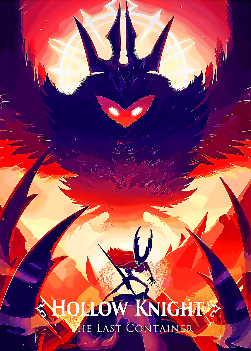 'Hollow Knight: The Last Container' Poster, picture, metal print, paint ...
