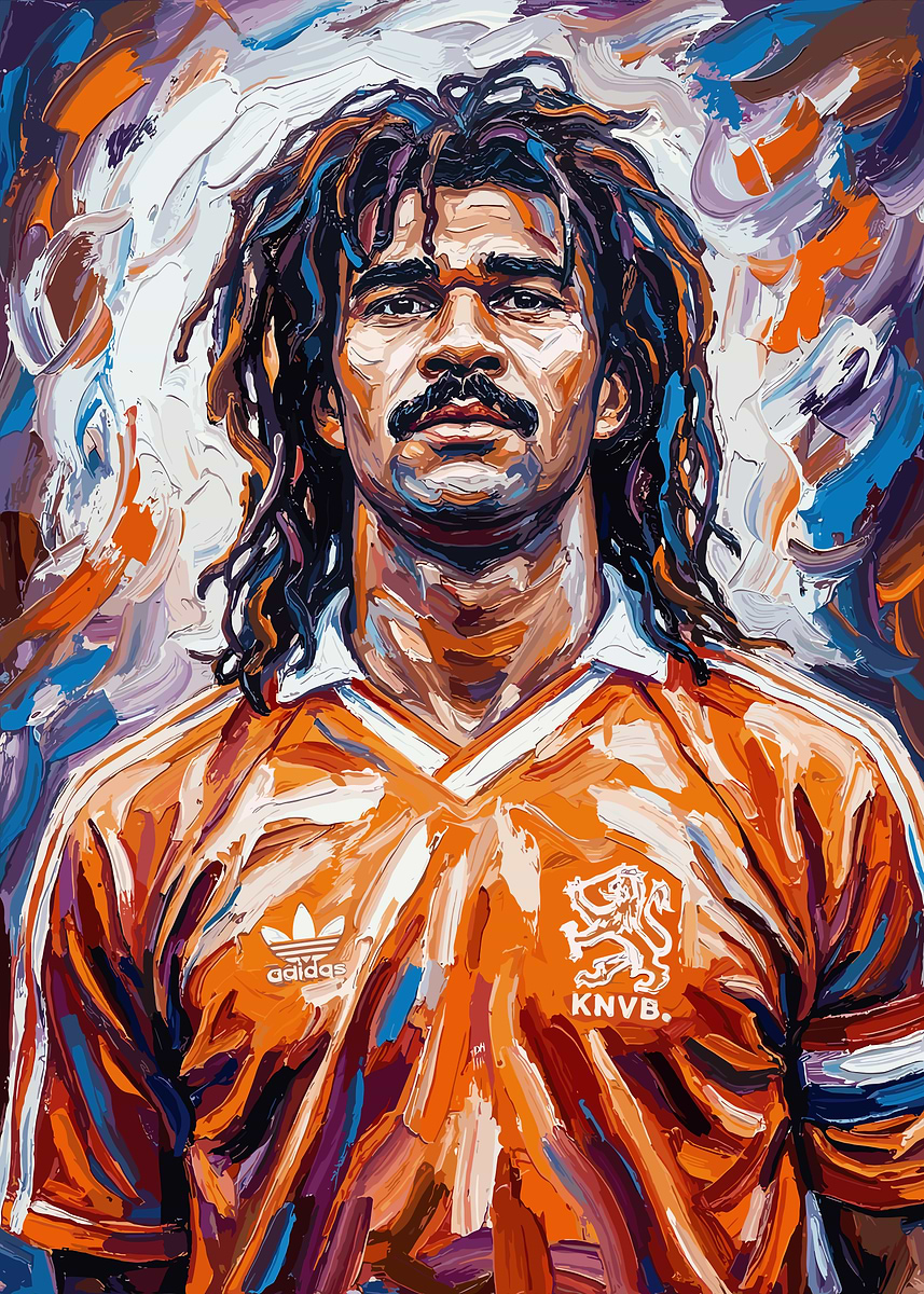 'Ruud Gullit Painting' Poster, picture, metal print, paint by stolah ...