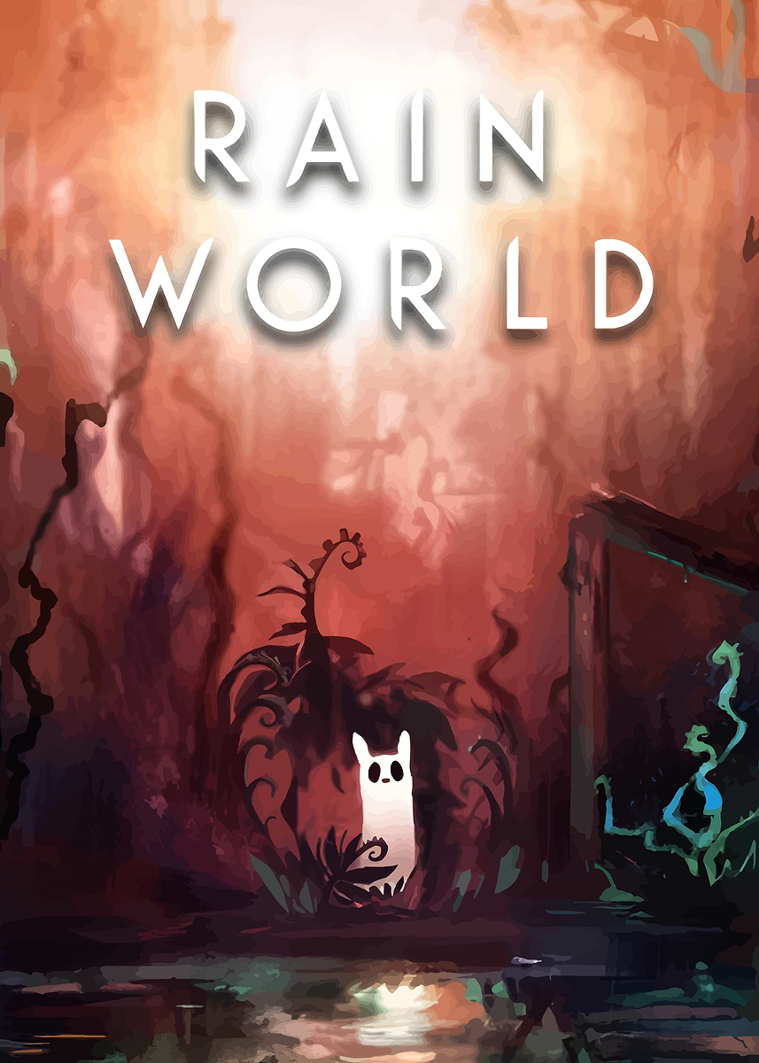 'Rain World Game Cover Art' Poster, picture, metal print, paint by MoMo ...