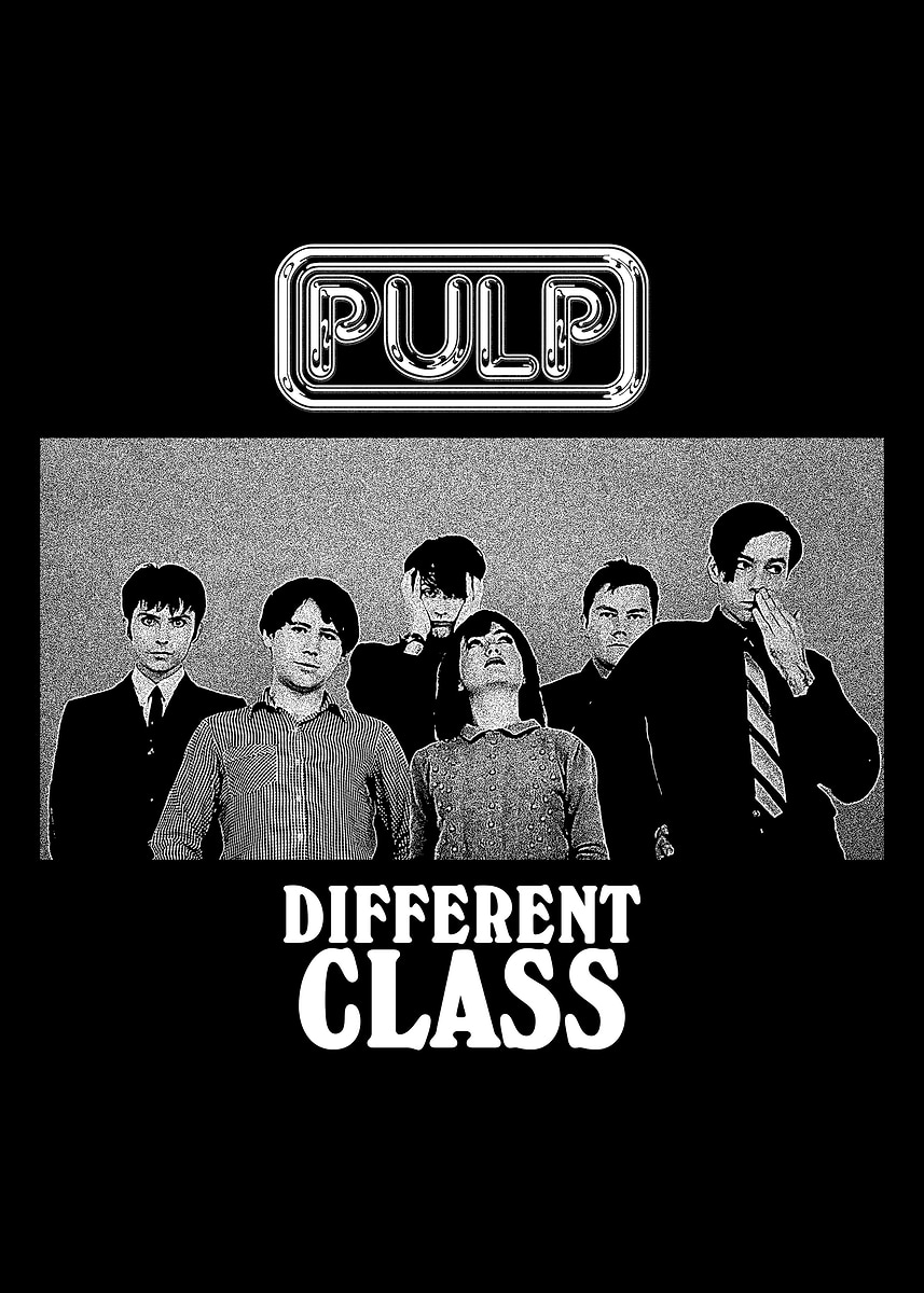 'Pulp - Different Class Album Cover' Poster, picture, metal print ...