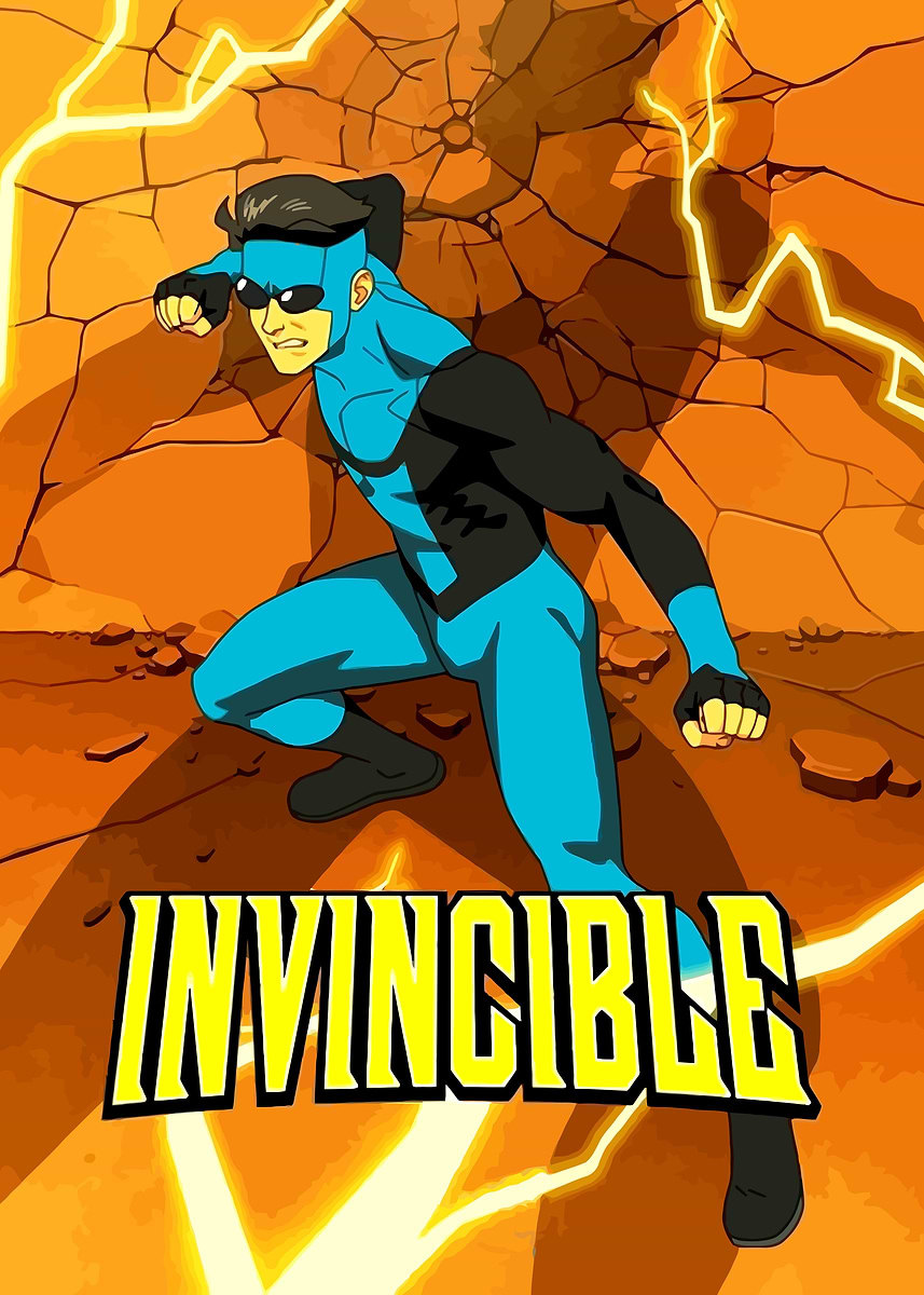 'Invincible Comic Book Art' Poster, picture, metal print, paint by ...