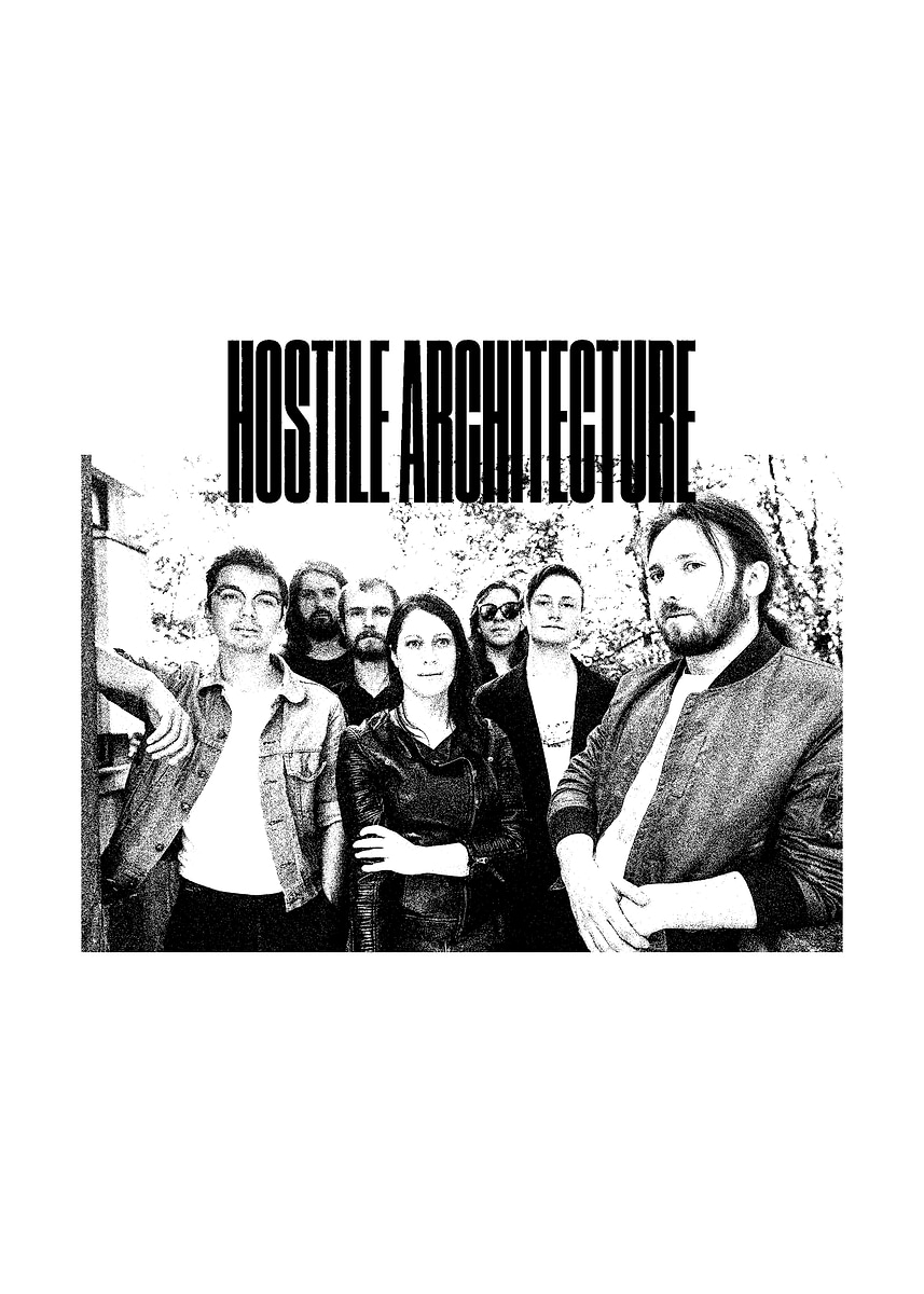 'Hostile Band Portrait' Poster, picture, metal print, paint by ...