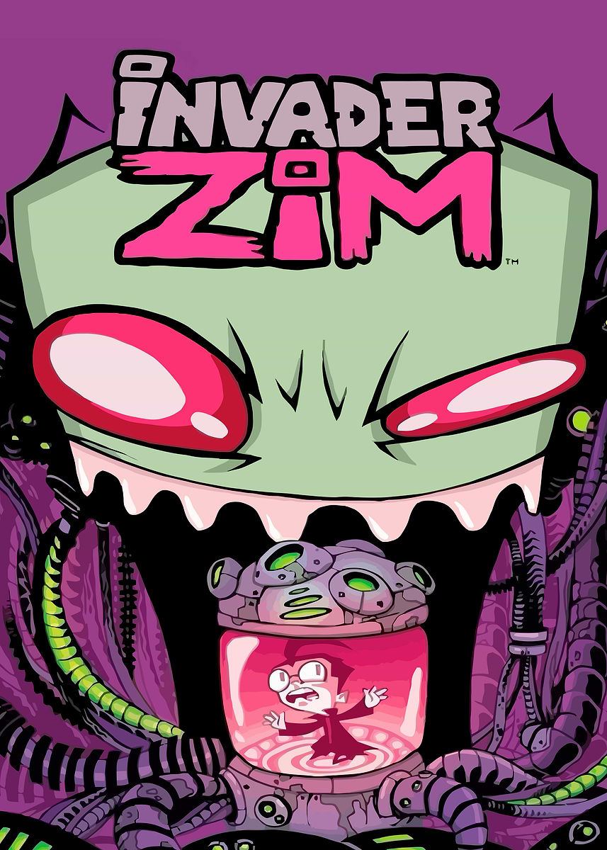 'Invader Zim Cartoon Art' Poster, picture, metal print, paint by tyart ...