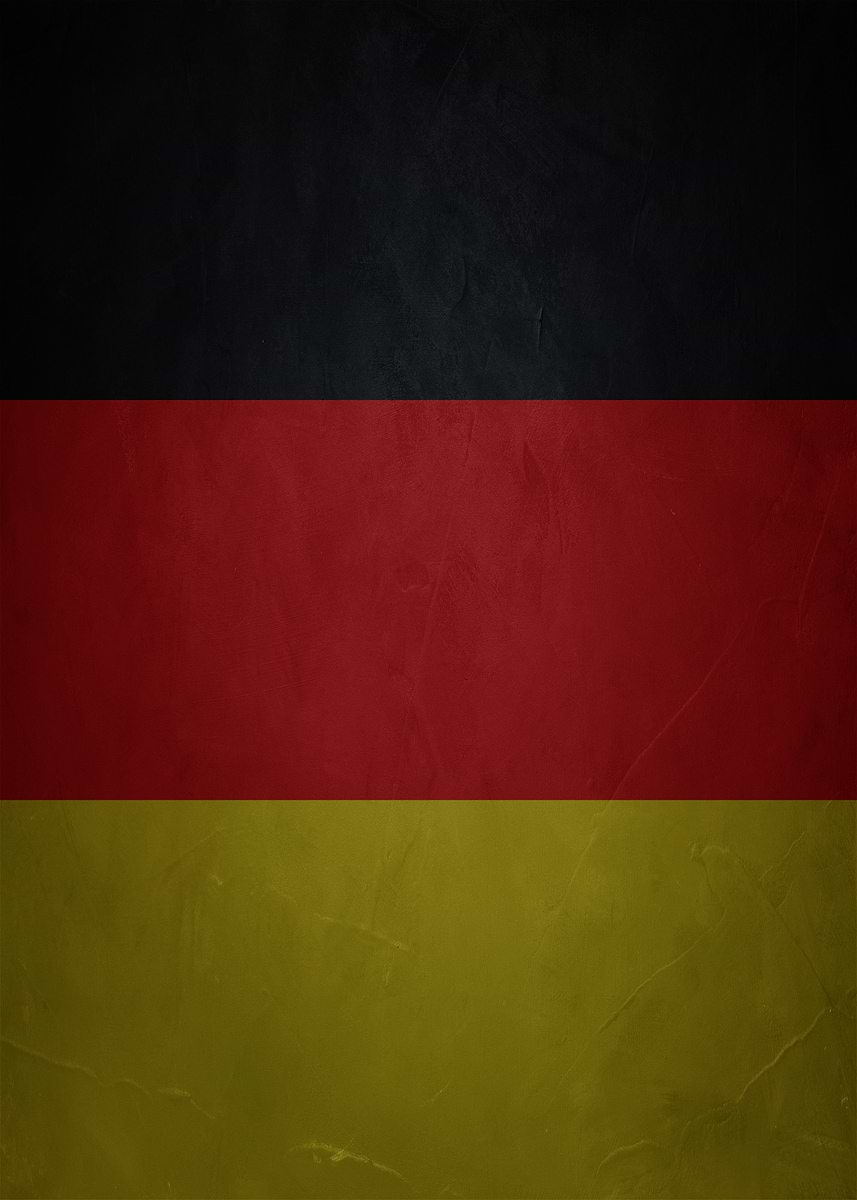 'German Flag Texture' Poster, picture, metal print, paint by Ismail ...