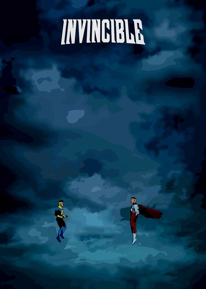'Invincible Comic Book Cover Art' Poster, picture, metal print, paint ...