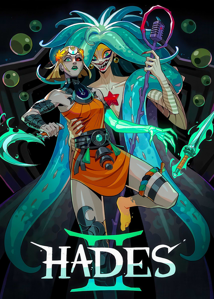 'Hades II Key Art' Poster, picture, metal print, paint by karina | Displate