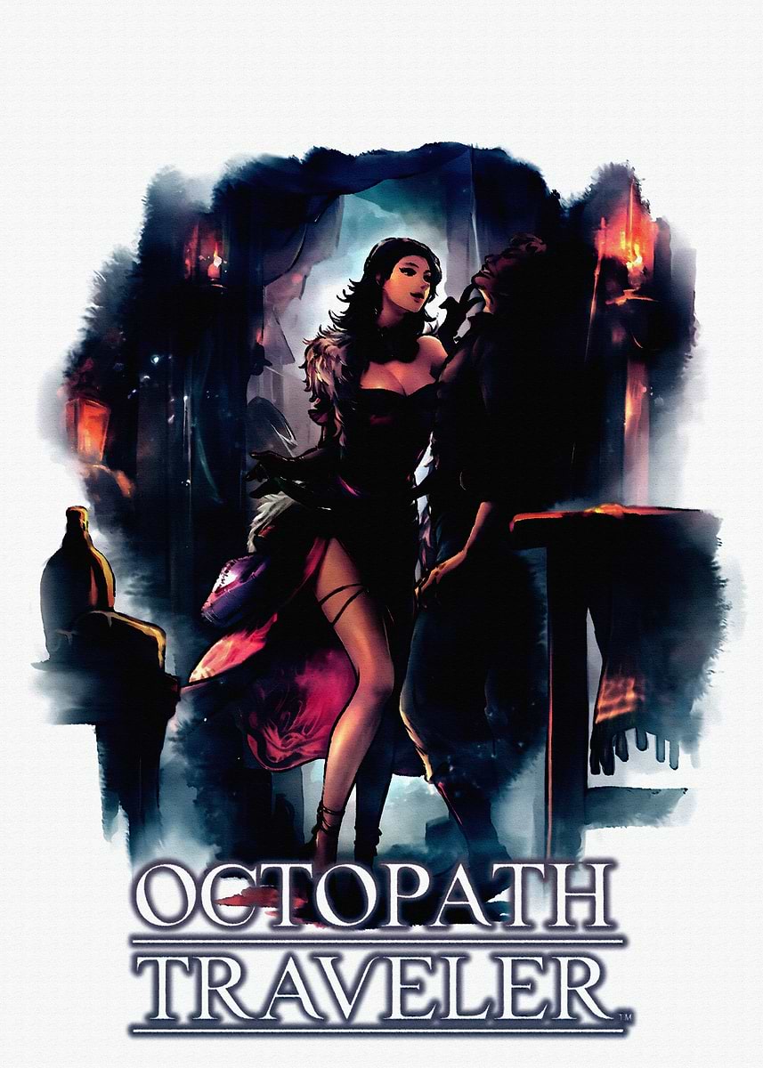 'Octopath Traveler: Primrose Azelhart' Poster, picture, metal print ...