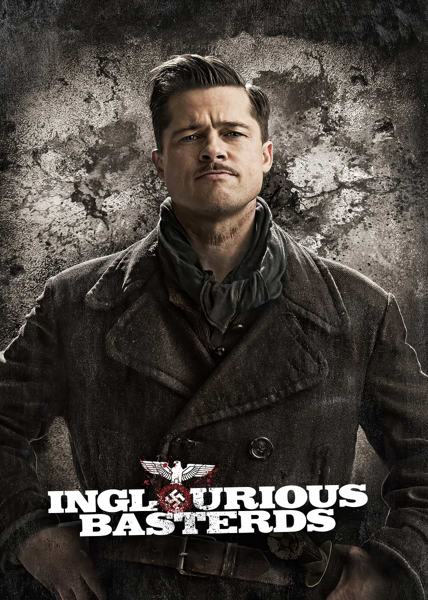 'Inglourious Basterds Movie Poster' Poster, picture, metal print, paint ...