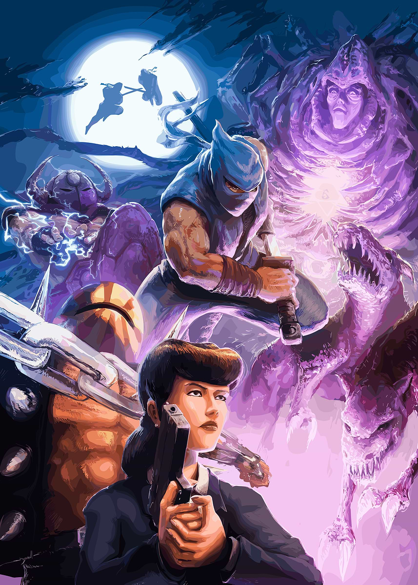 'Retro Gaming Mashup Art' Poster, picture, metal print, paint by sella ...