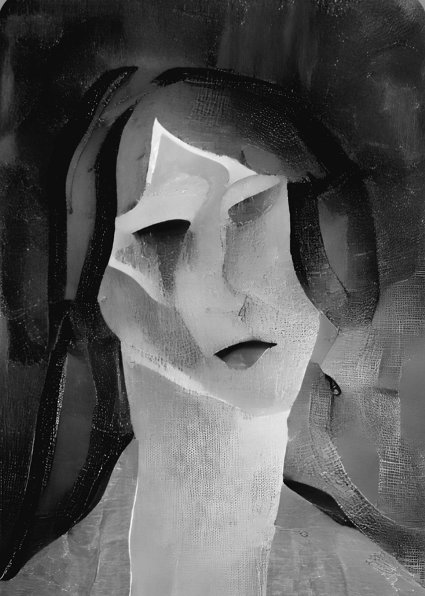 'Ennui to Despair 1' Poster, picture, metal print, paint by Lyn Glover ...
