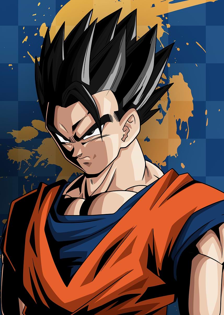 'Ultimate Gohan's Portrait' Poster, picture, metal print, paint by ...