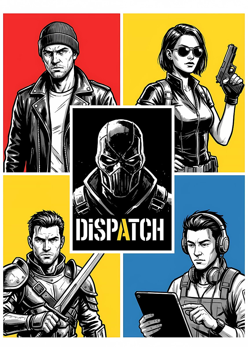 'Dispatch Comic Book Cover Art' Poster, picture, metal print, paint by ...