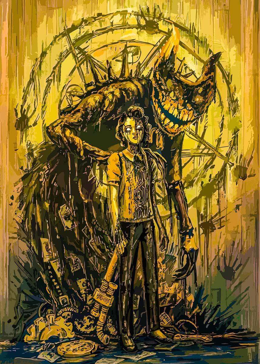 'Bendy and the Ink Machine Artwork' Poster, picture, metal print, paint ...