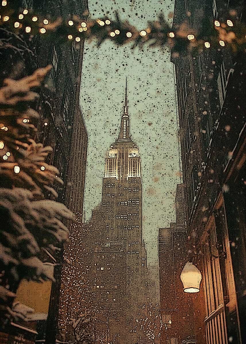 'January Winter Season' Poster, picture, metal print, paint by ...