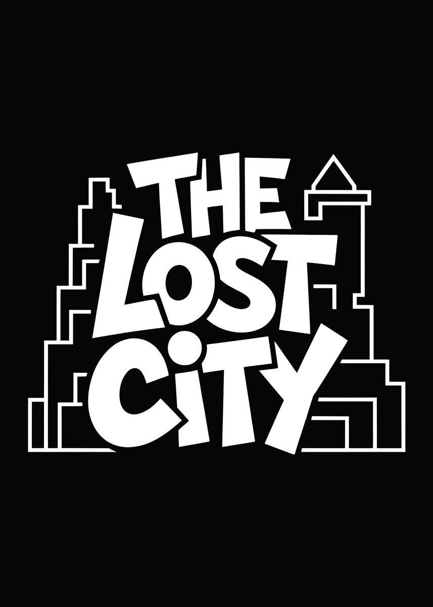 'The Lost City Design' Poster, picture, metal print, paint by ...