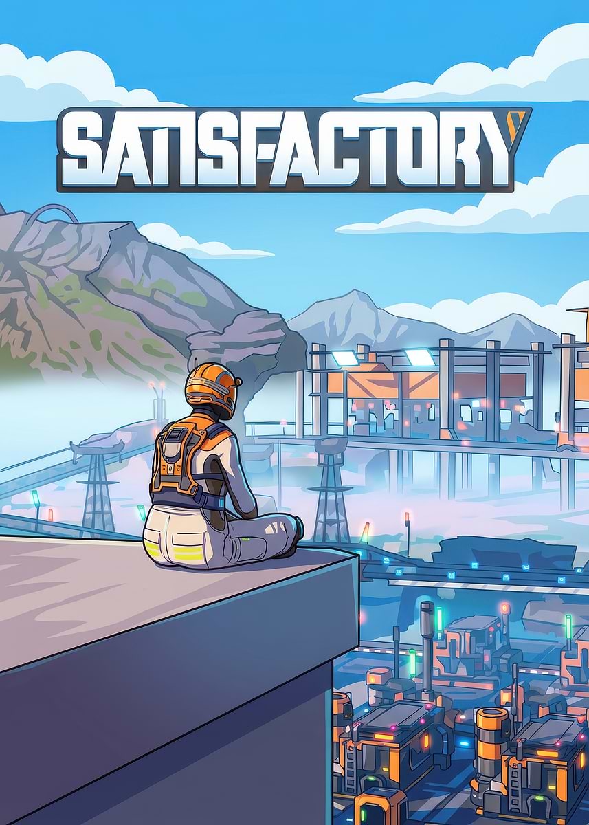 'Satisfactory Game Artwork' Poster, picture, metal print, paint by ...
