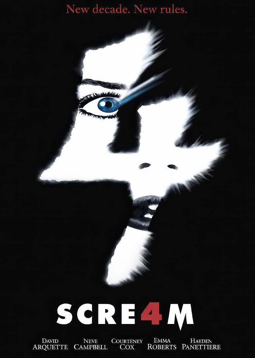 'Scream 4 Movie ' Poster, picture, metal print, paint by ElYUU | Displate