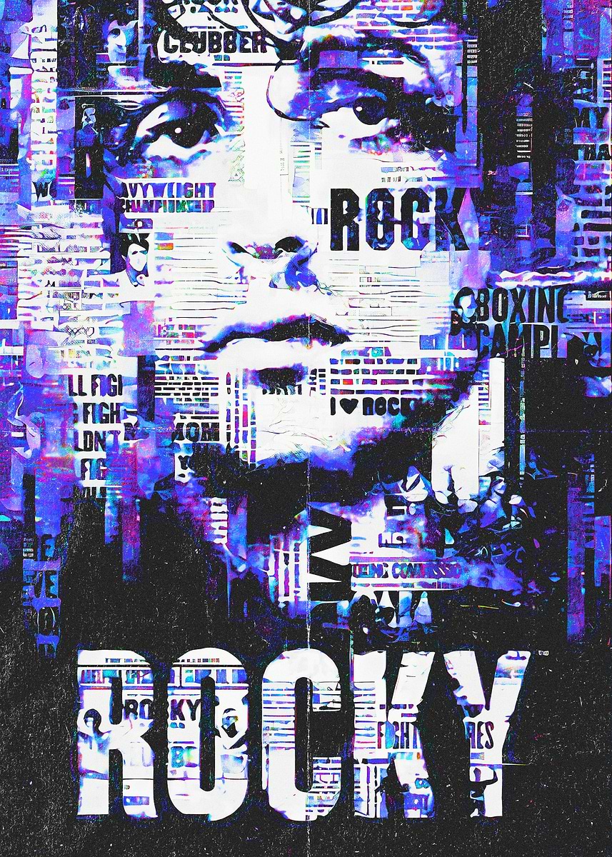 'Rocky Balboa Victory' Poster, picture, metal print, paint by Gonza ...