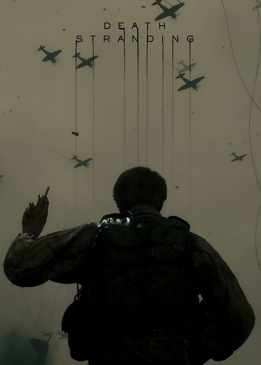 'Death Stranding Game Poster' Poster, picture, metal print, paint by ...