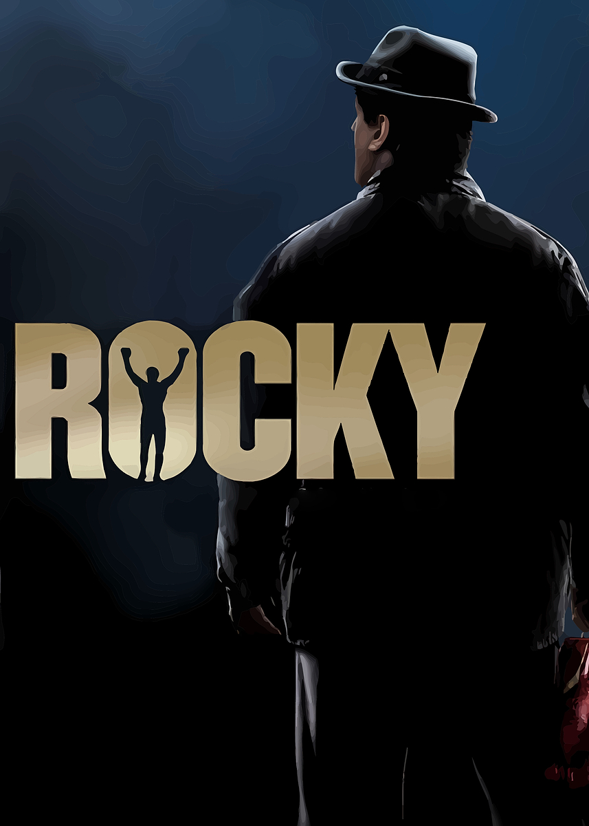 'rocky balboa' Poster, picture, metal print, paint by Gonza Drigo ...
