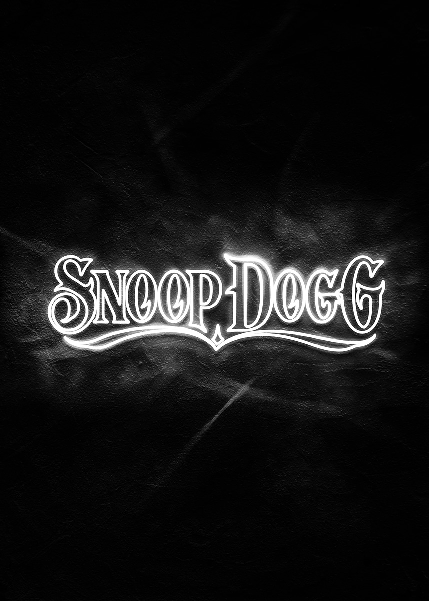 'Snoop Dogg Neon Sign' Poster, picture, metal print, paint by supergaff ...