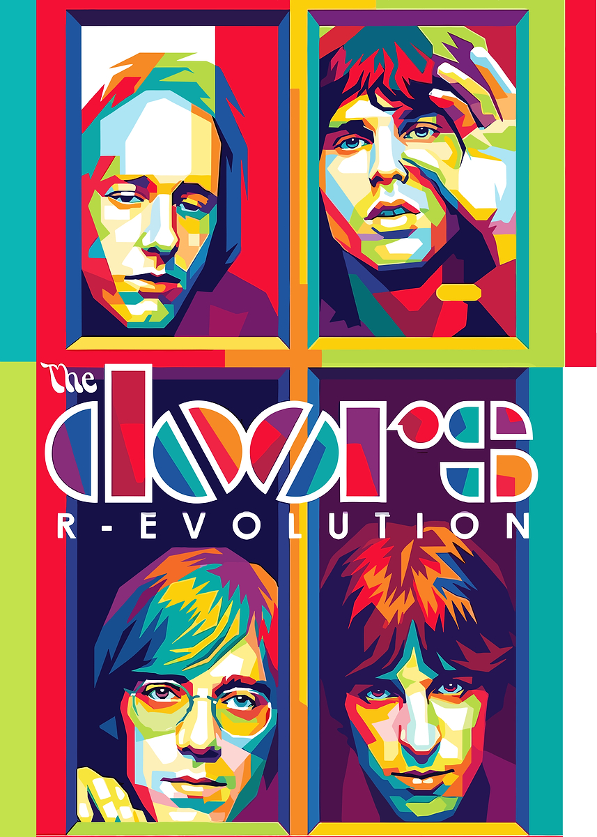 'The Doors' Poster, picture, metal print, paint by stolah | Displate