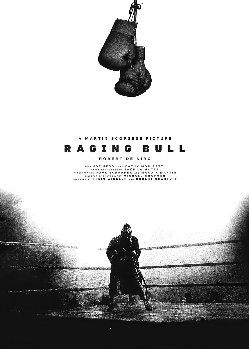 'Raging Bull Movie Poster' Poster, picture, metal print, paint by ...