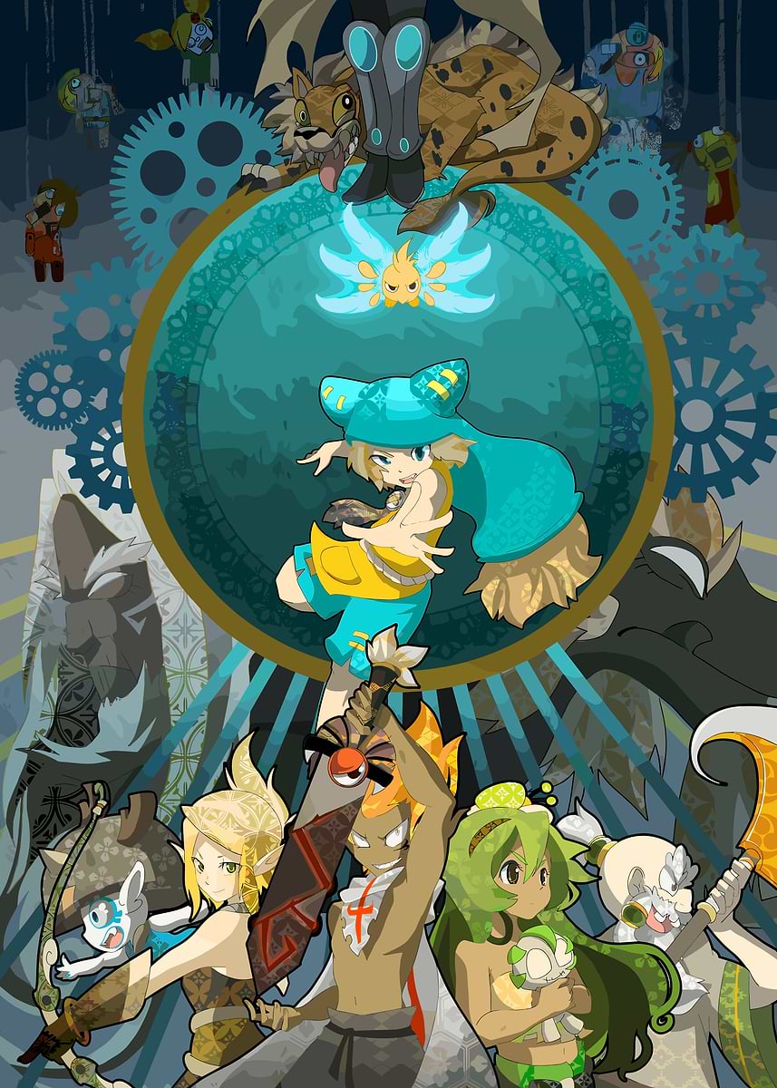 'Wakfu characters illustration' Poster, picture, metal print, paint by ...