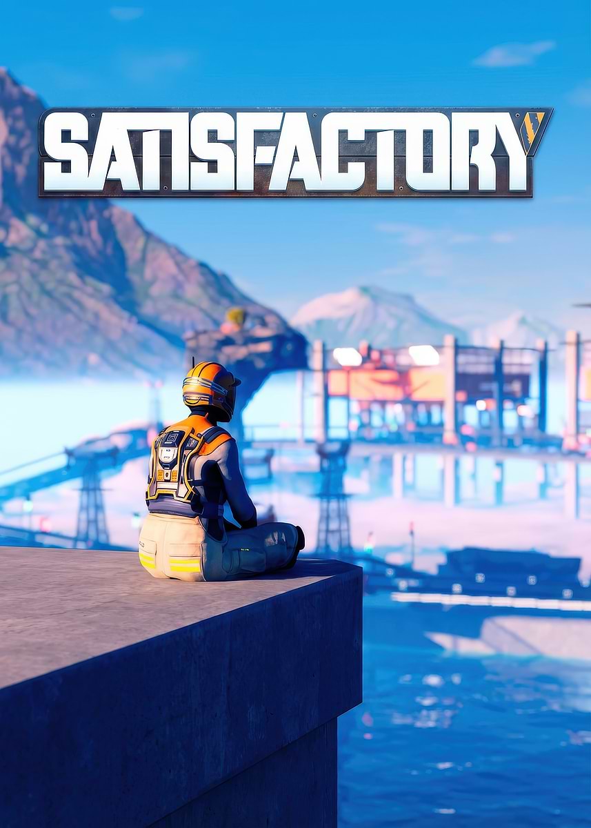 'Satisfactory Game Cover Art' Poster, picture, metal print, paint by ...