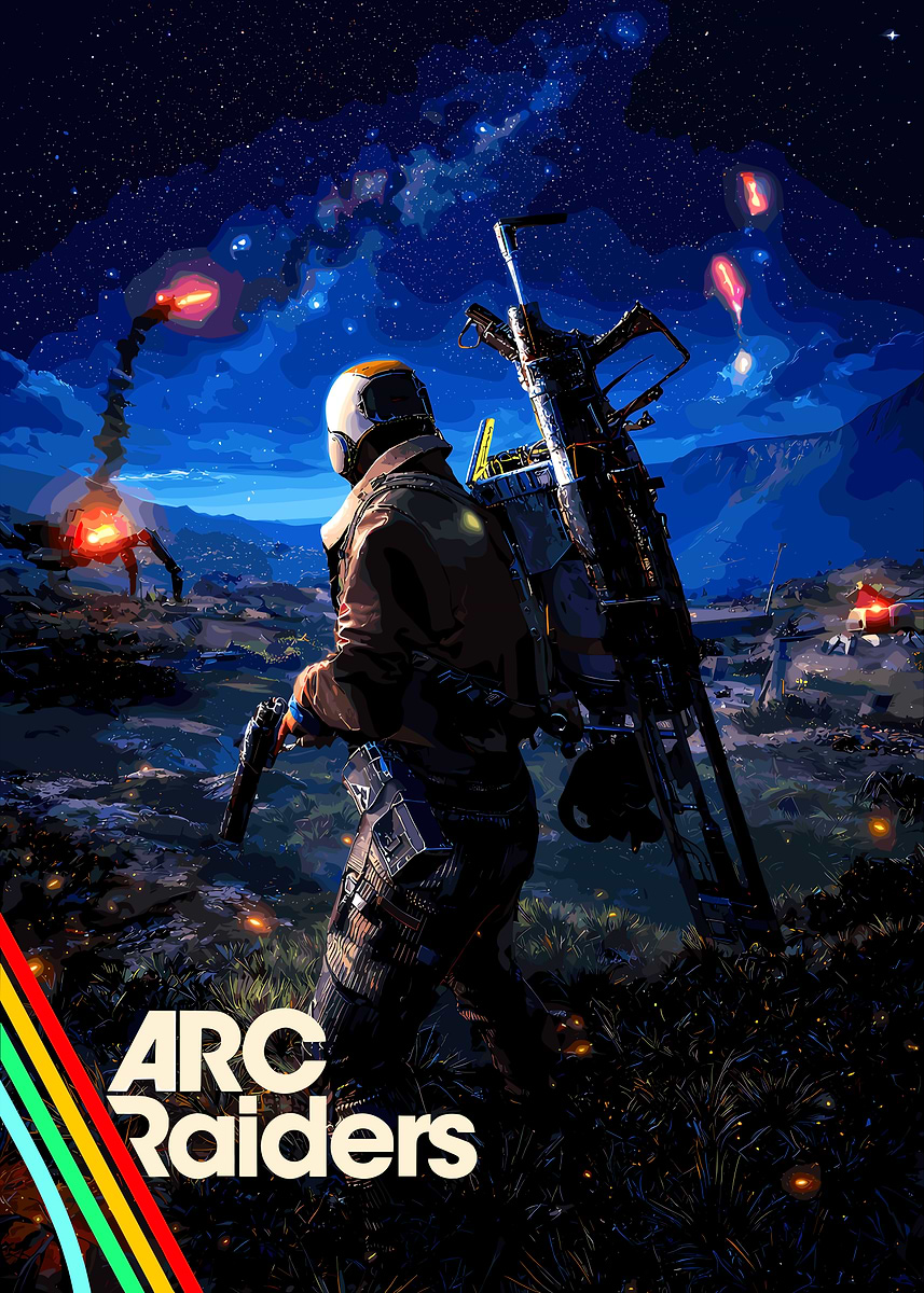 'Arc Raiders Game Poster' Poster, picture, metal print, paint by ...