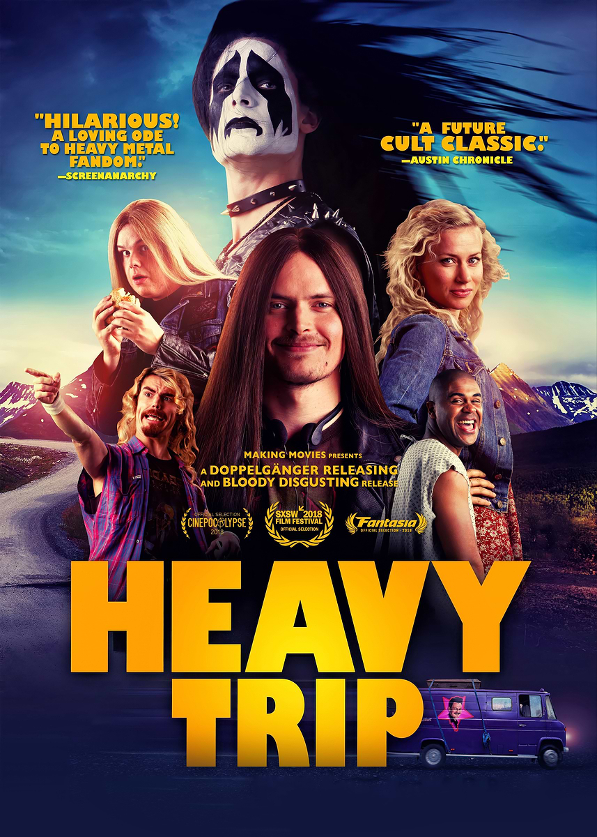 'Heavy Trip Movie Poster' Poster, picture, metal print, paint by M four ...