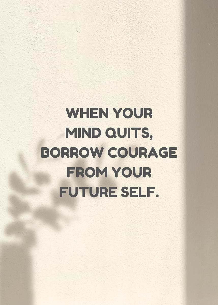 'Inspirational Quote on Textured Background' Poster, picture, metal ...