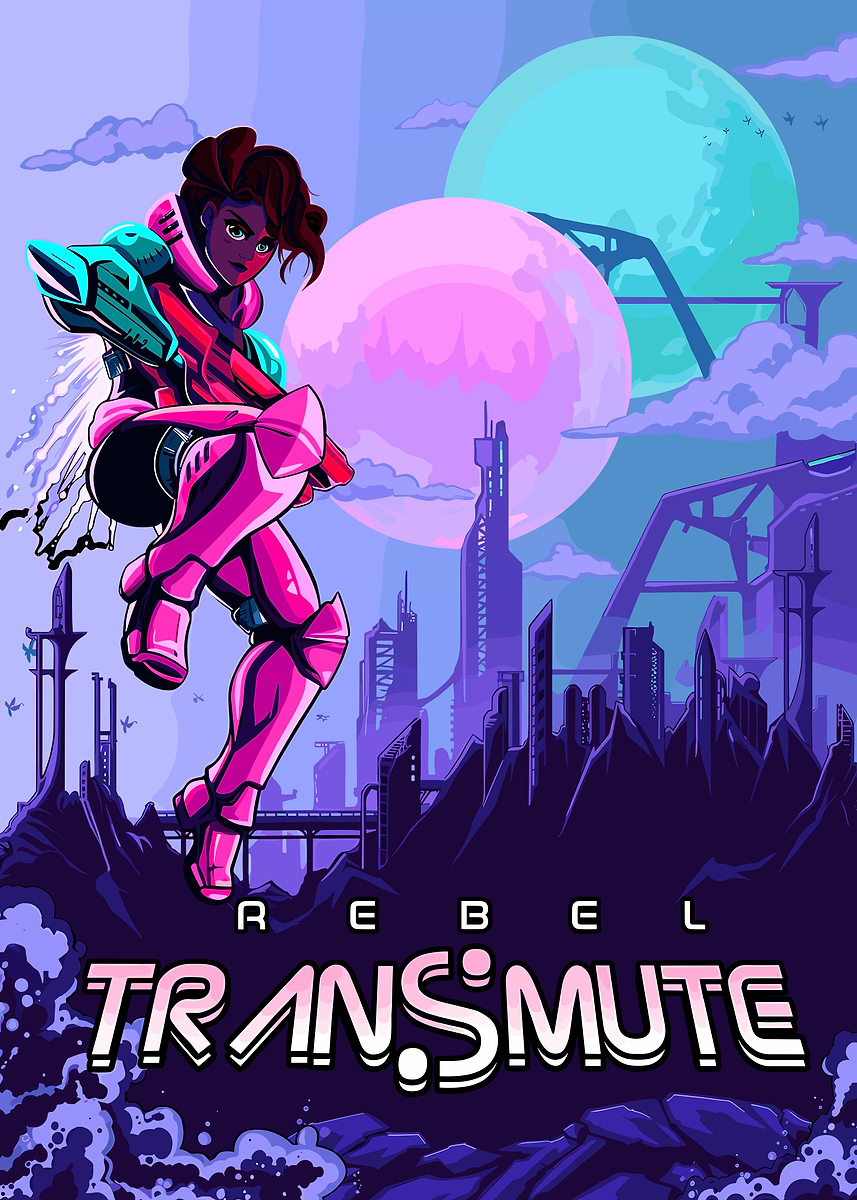 'Rebel Transmute Sci-Fi Character Art' Poster, picture, metal print ...