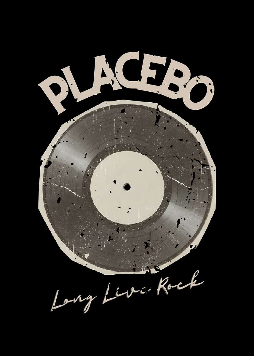 'Placebo Vinyl Record Art' Poster, picture, metal print, paint by ...