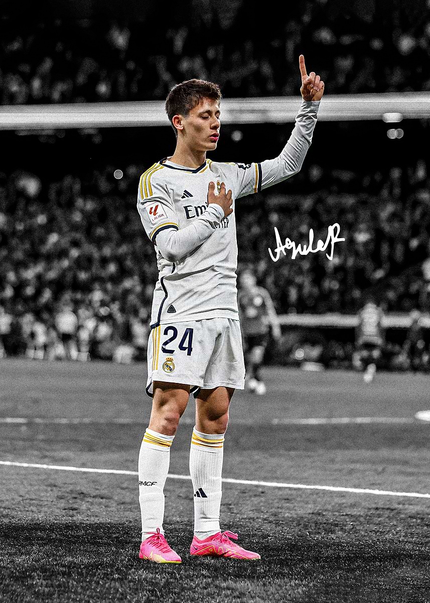 'Arda Guler Soccer Player ' Poster, picture, metal print, paint by ...