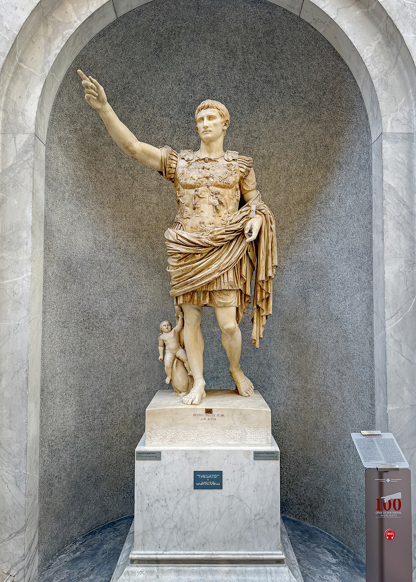'Statue of Augustus Prima Porta' Poster, picture, metal print, paint by ...