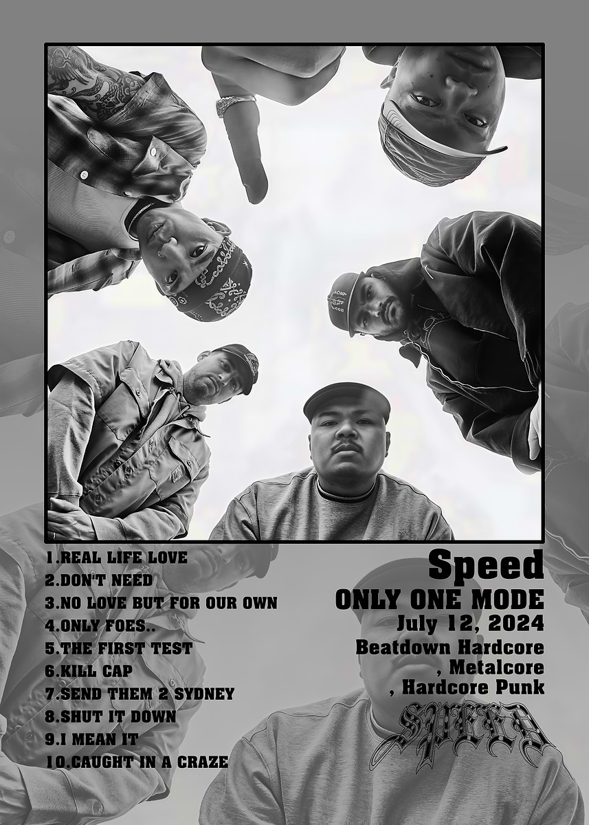 'Speed Only One Mode Album' Poster, picture, metal print, paint by ...