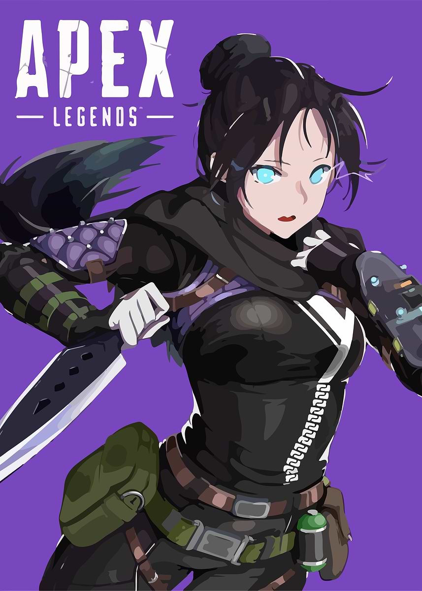 'Apex Legends Wraith Fanart' Poster, picture, metal print, paint by ...