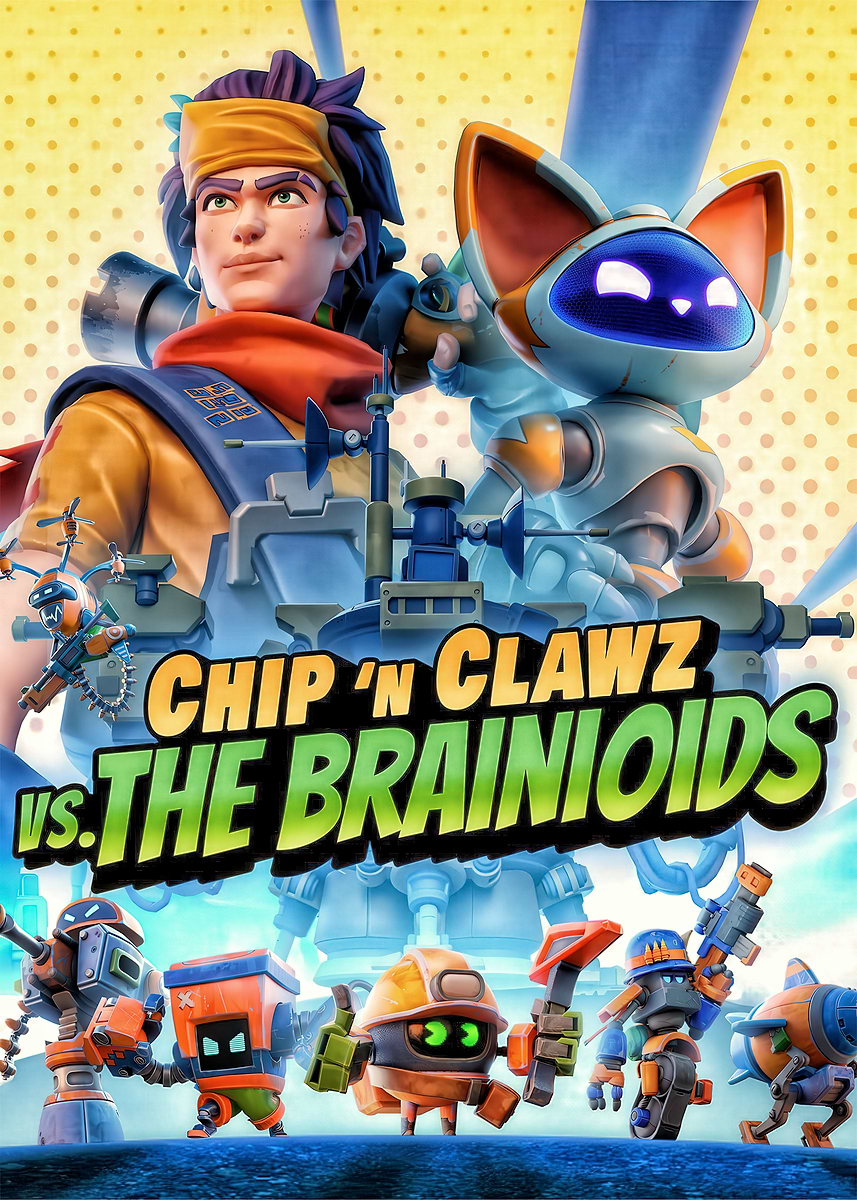'Chip 'n Clawz vs. The Brainiods' Poster, picture, metal print, paint ...
