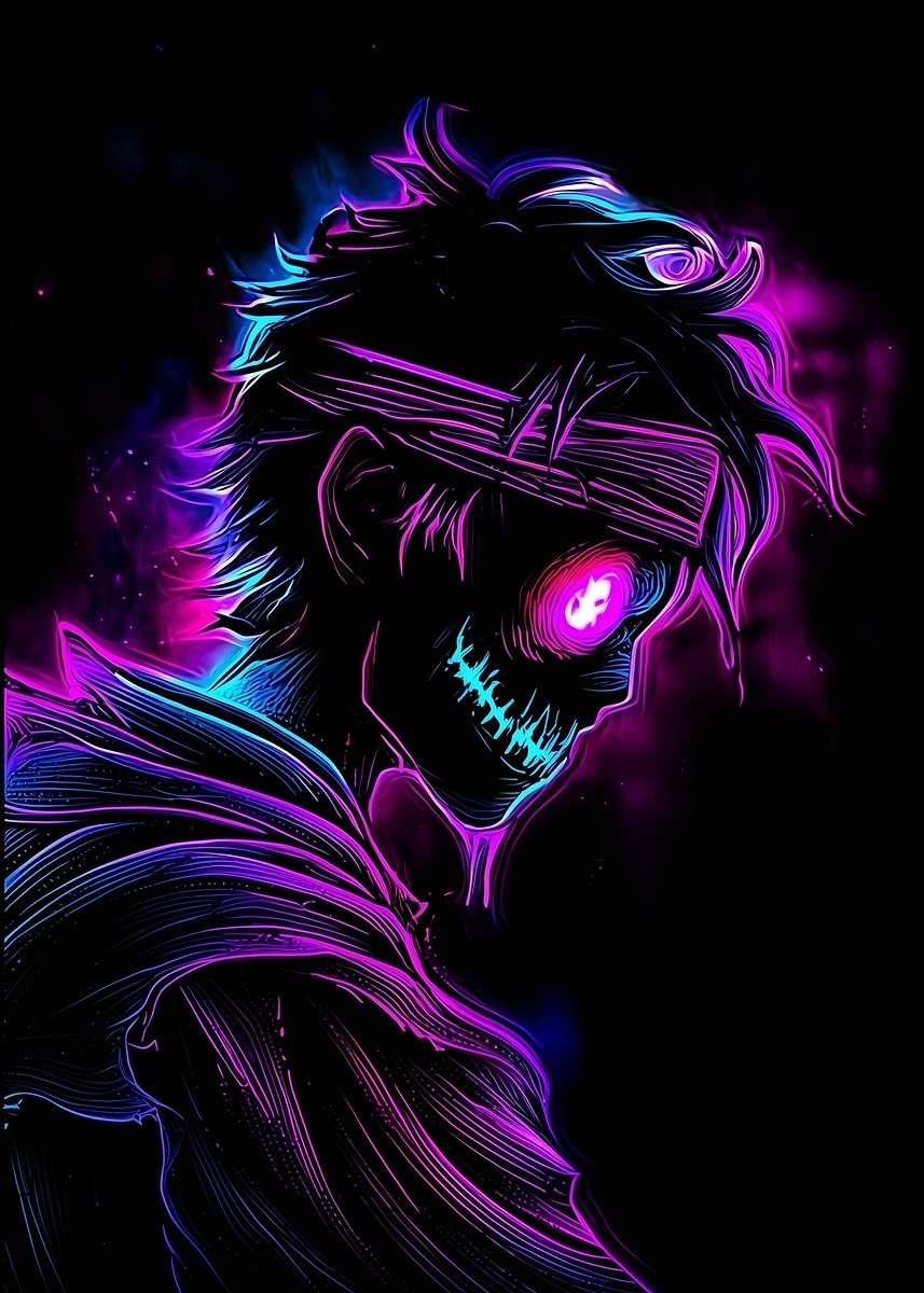 'Neon Demon' Poster, picture, metal print, paint by Mr Systemaa | Displate